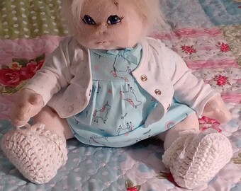 Soft Sculpture Doll | Etsy