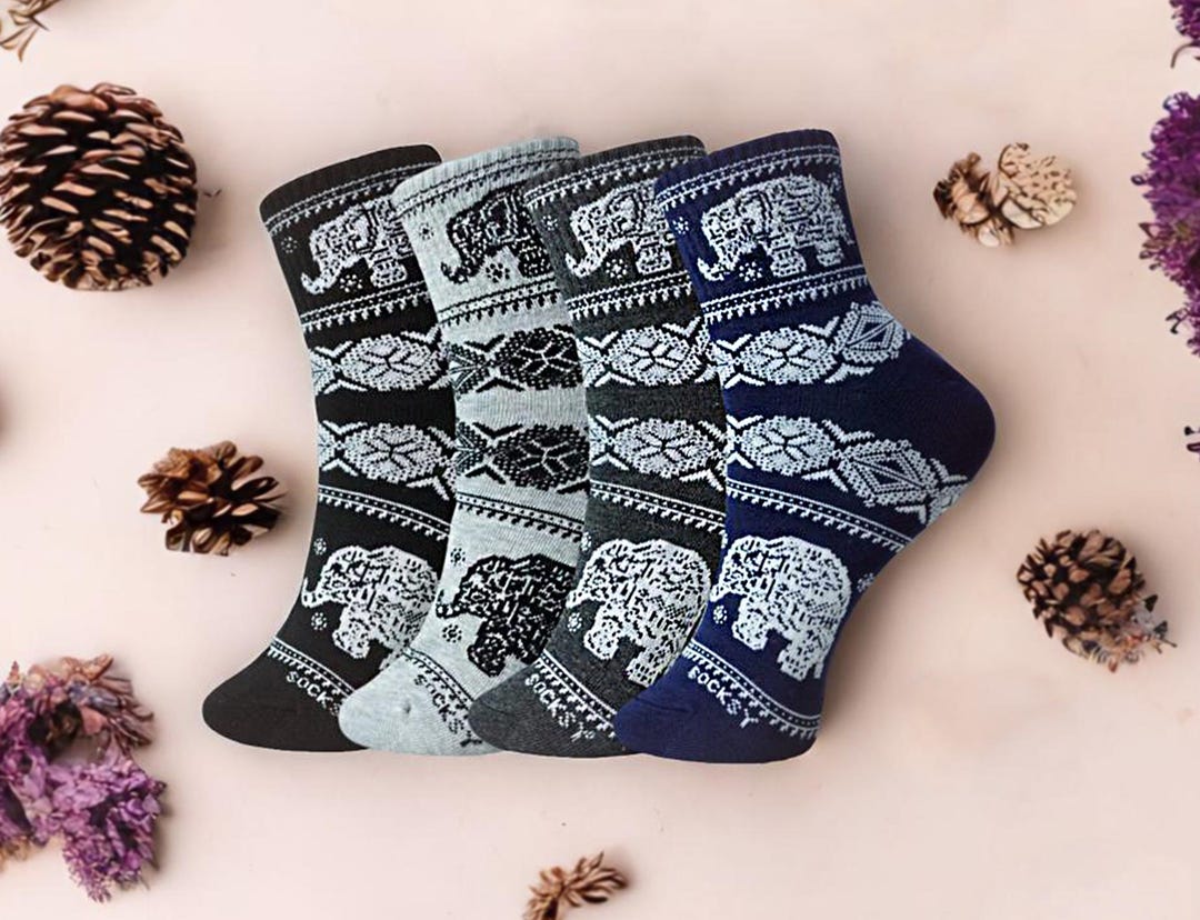 Socks Thai Style Elephant Socks Gifts Sock Gifts Unisex Socks Socks for ...
