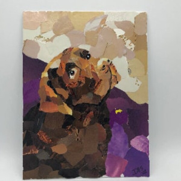 Torn Paper Collage - Etsy