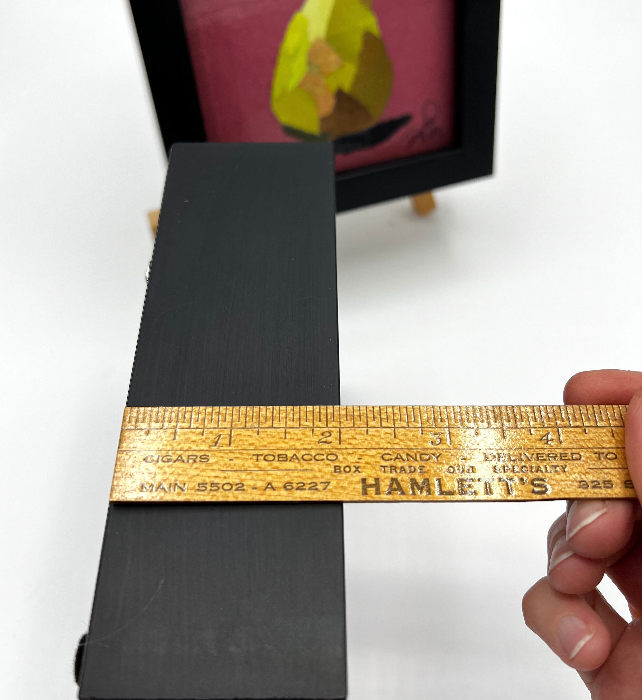 Red Apple Still Life Small Square Still Life Collage on Book Cover ...