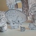 Build a Kingdom, Paper Castle Printable Activity Sheets , Instant ...