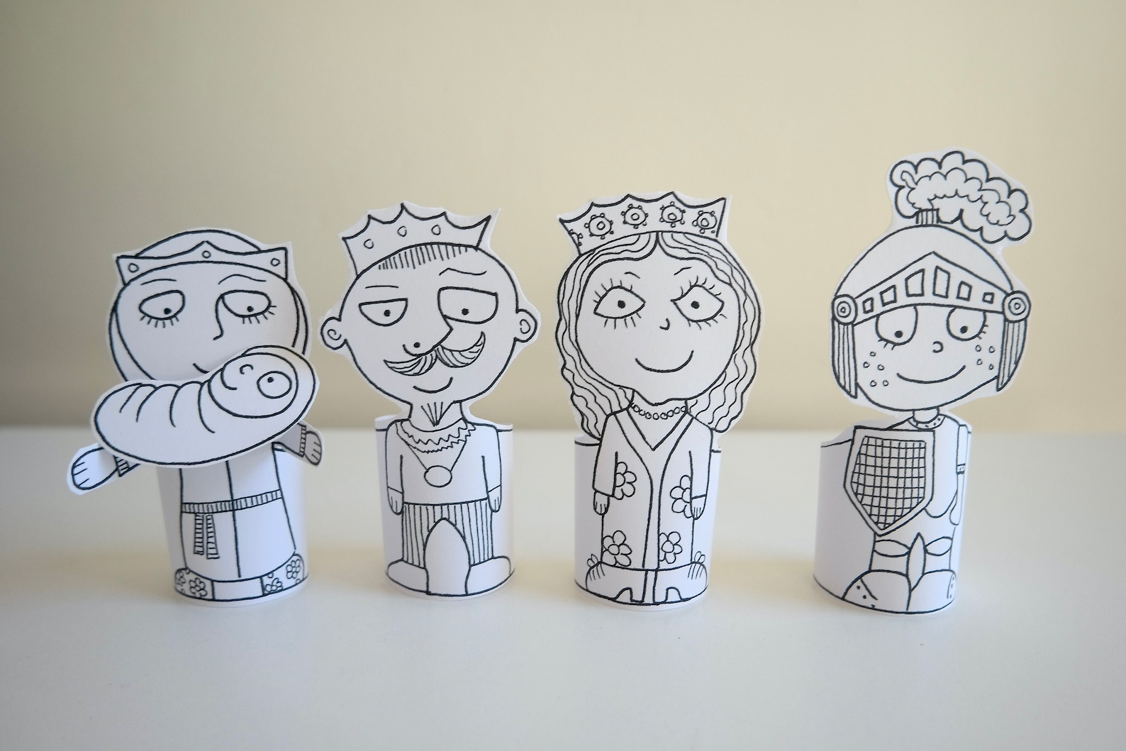 Build a Kingdom, Paper Castle Printable Activity Sheets , Instant ...