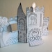 Build a Kingdom, Paper Castle Printable Activity Sheets , Instant ...
