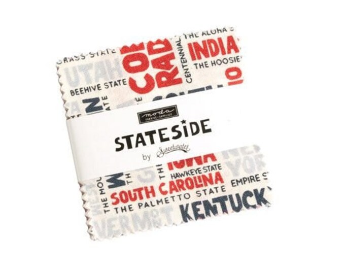 Stateside Mini Charm Pack by Sweetwater for Moda Fabrics - Etsy