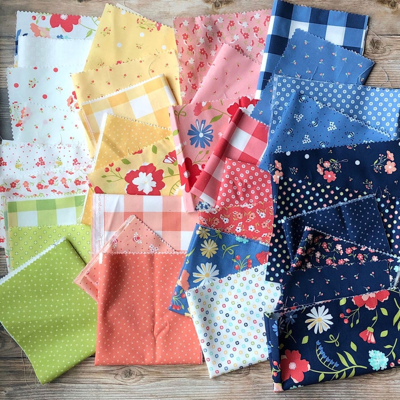 Sunwashed Mini Charm Pack by Corey Yoder for Moda Fabrics - Etsy