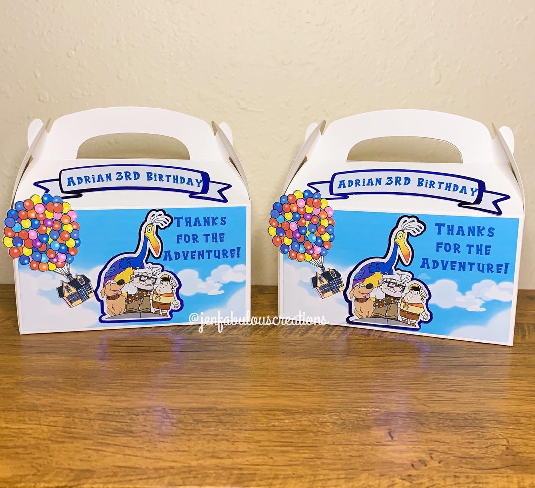 Up Pixar Favor Boxes, up Movie, Pixar up Party Favors, Pixar Birthday ...