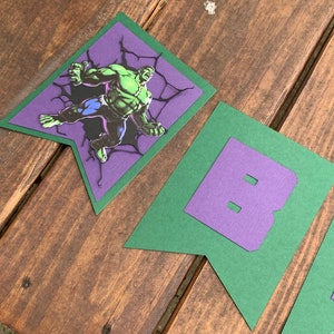 Hulk Birthday Banner, Incredible Hulk, Hulk Smash Happy Birthday ...