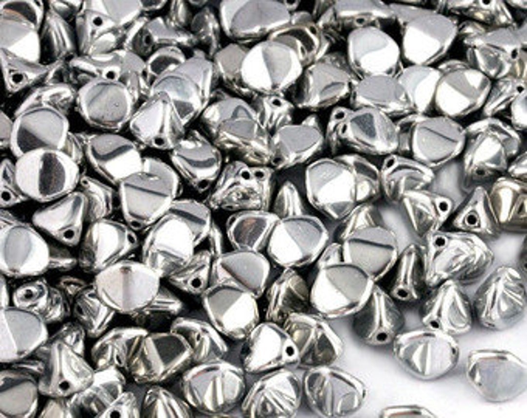 200 Pieces ALUMINUM SILVER Pinch Bead 4 X 3 Mm - Etsy