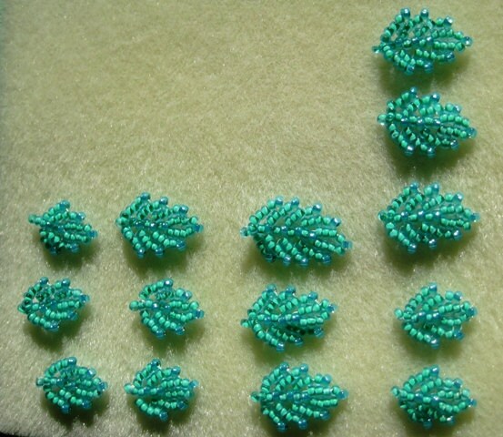PDF Instruction Single Element Leaf Leaflet Beading Tutorial - Etsy UK