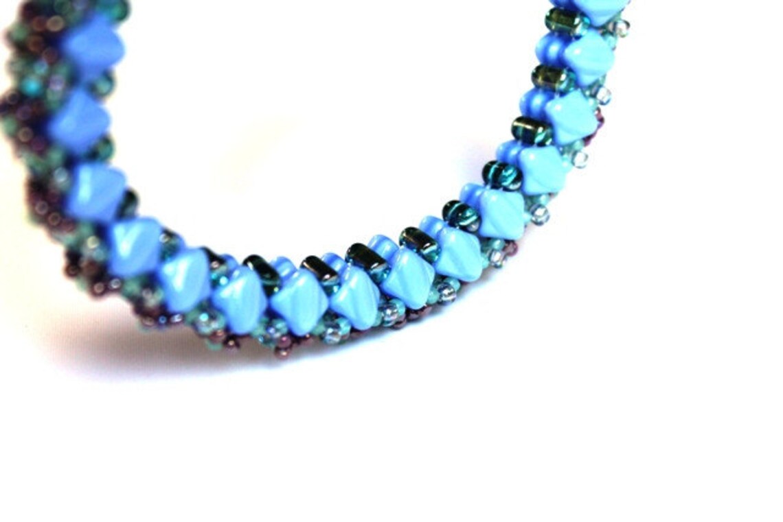 DIY Kit Creativeset Bracelet "enjoy" Blue (no. 3) - Etsy