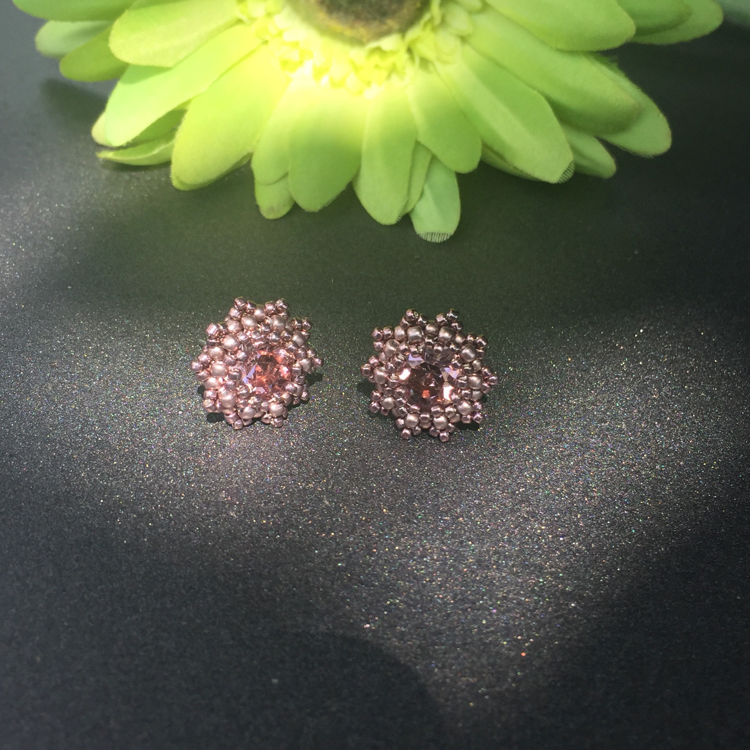 PDF Anleitung Ohrstecker AUGUST Swarovski Chatons | Etsy