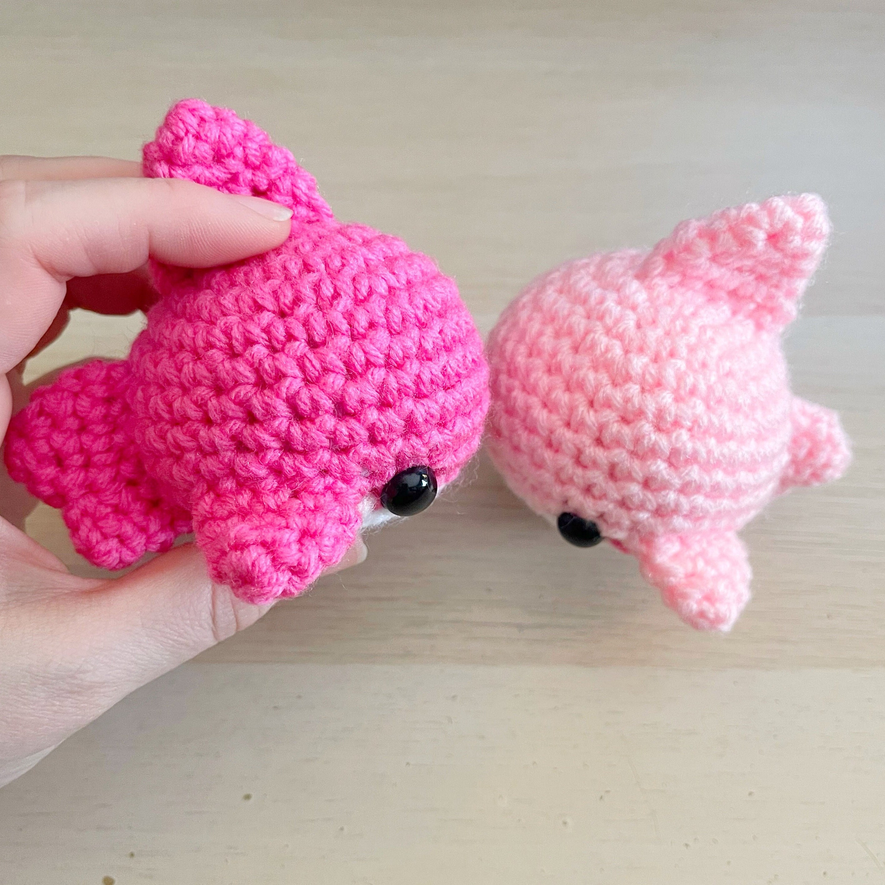 Amigurumi Mini Sharks - Made to Order - Cute - Custom Color - Set of 6 ...