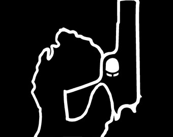 Michigan Mitten Gun Decal Semi-Auto or Revolver | Etsy