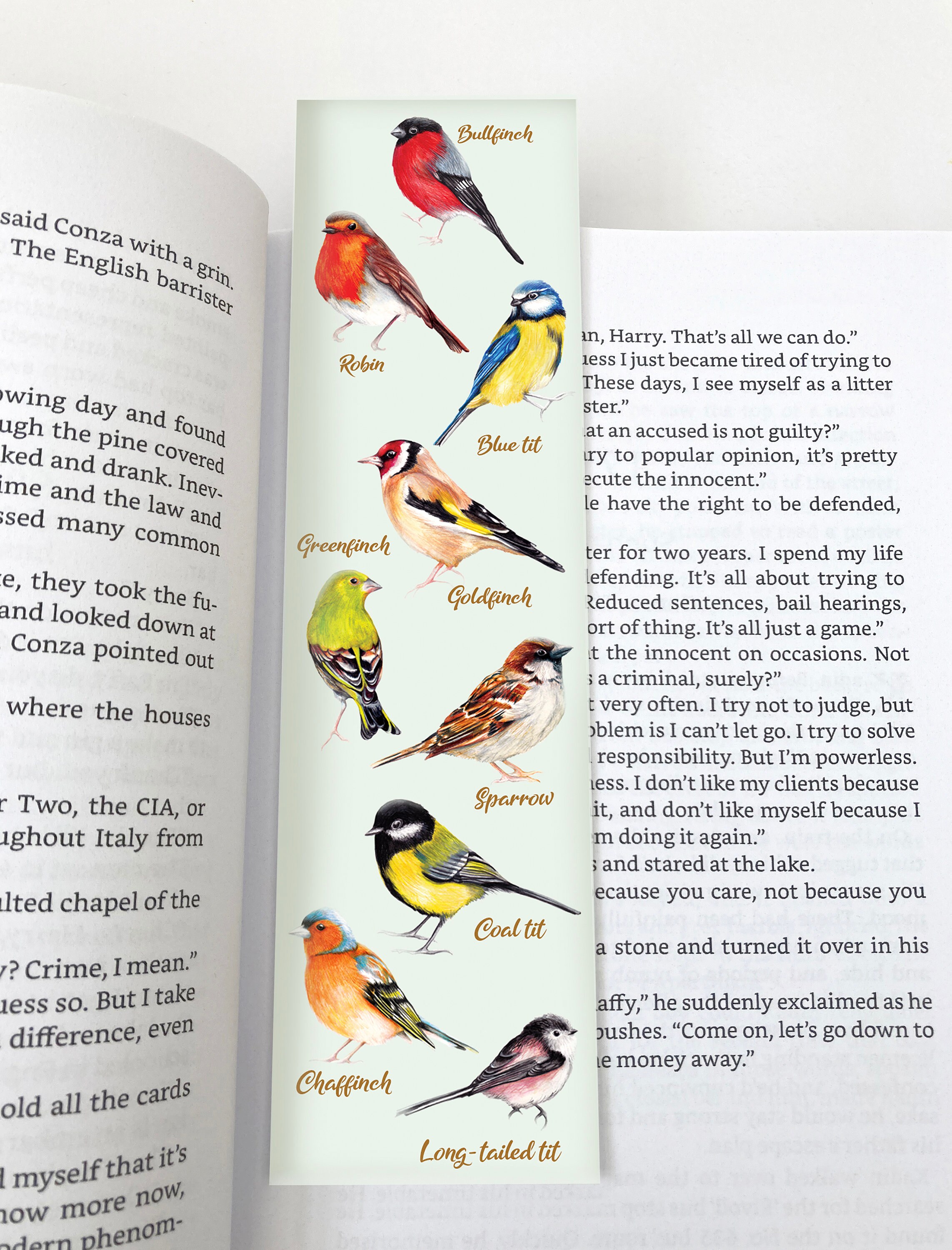 Printable Watercolor Bird Spotting Bookmarks Set of 4 - Etsy