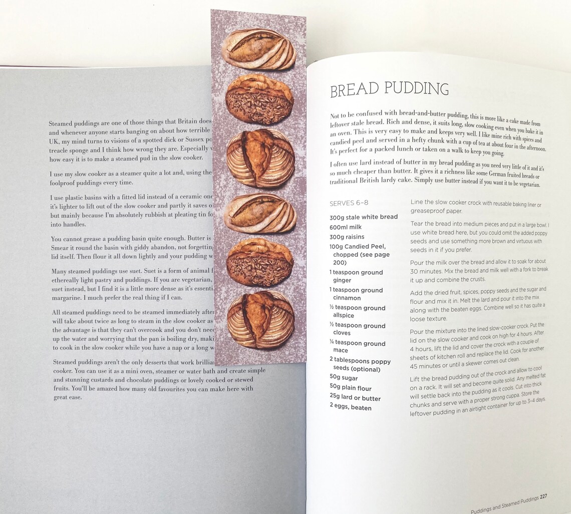 Printable Watercolor Bread Illustration Bookmarks - Set of 4 - Etsy