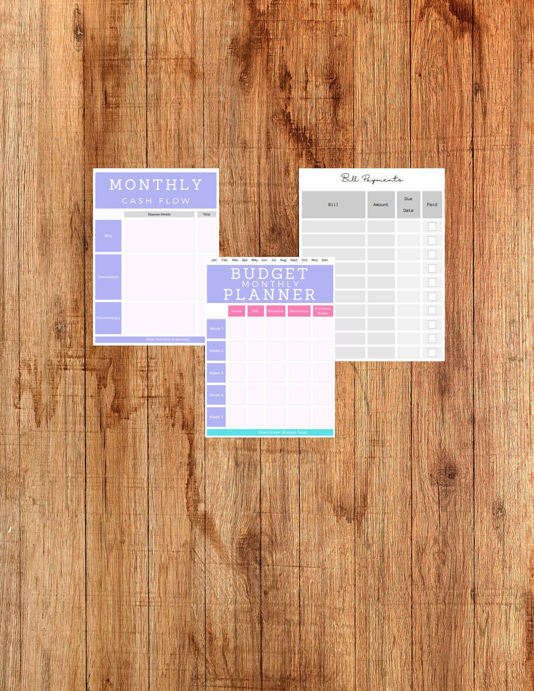 Bundle for Monthly Budget Printable - Etsy