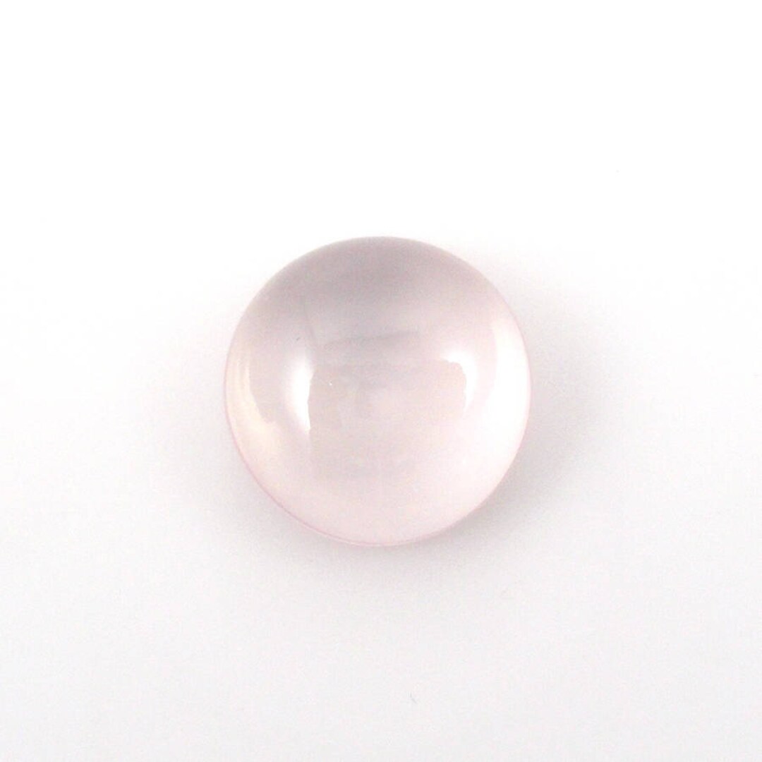 Rose Quartz Cab Round Shape 14mm Approximately 9 Carat, Lovely Quartz ...