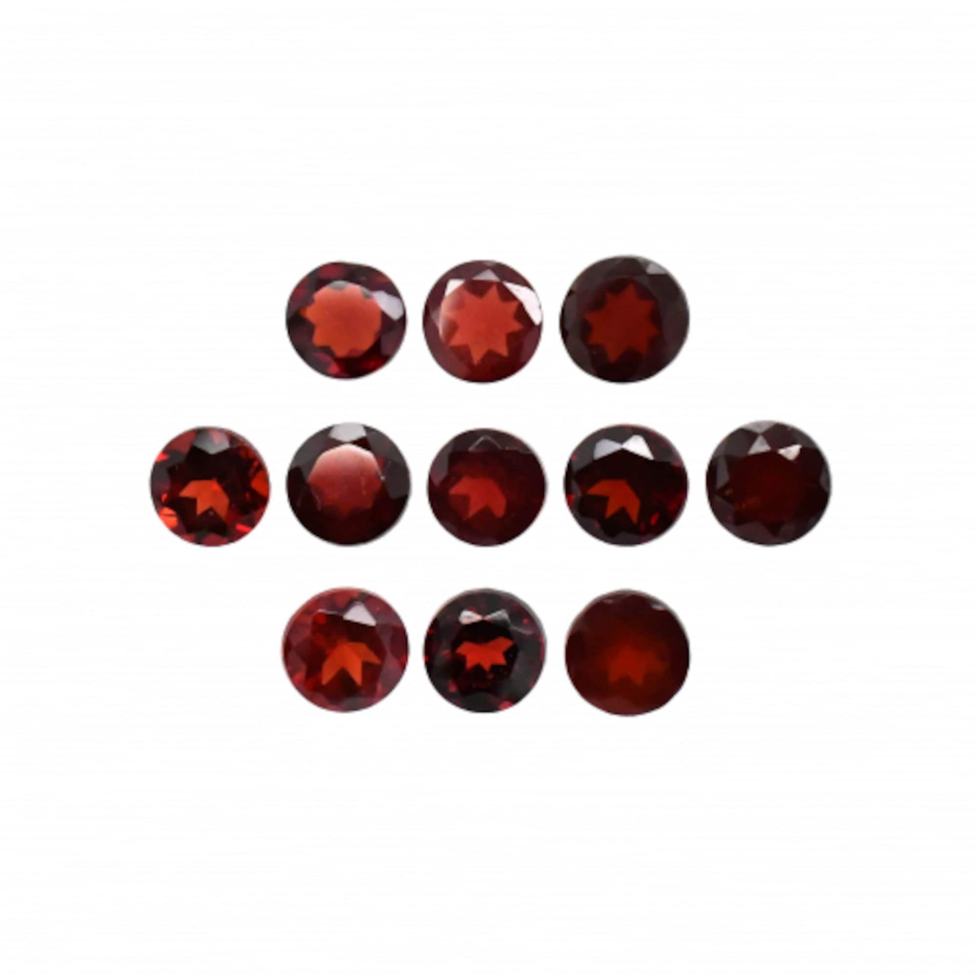 Red Garnet Round Shape 5mm Approximately 6 Carat, January Birthstone ...