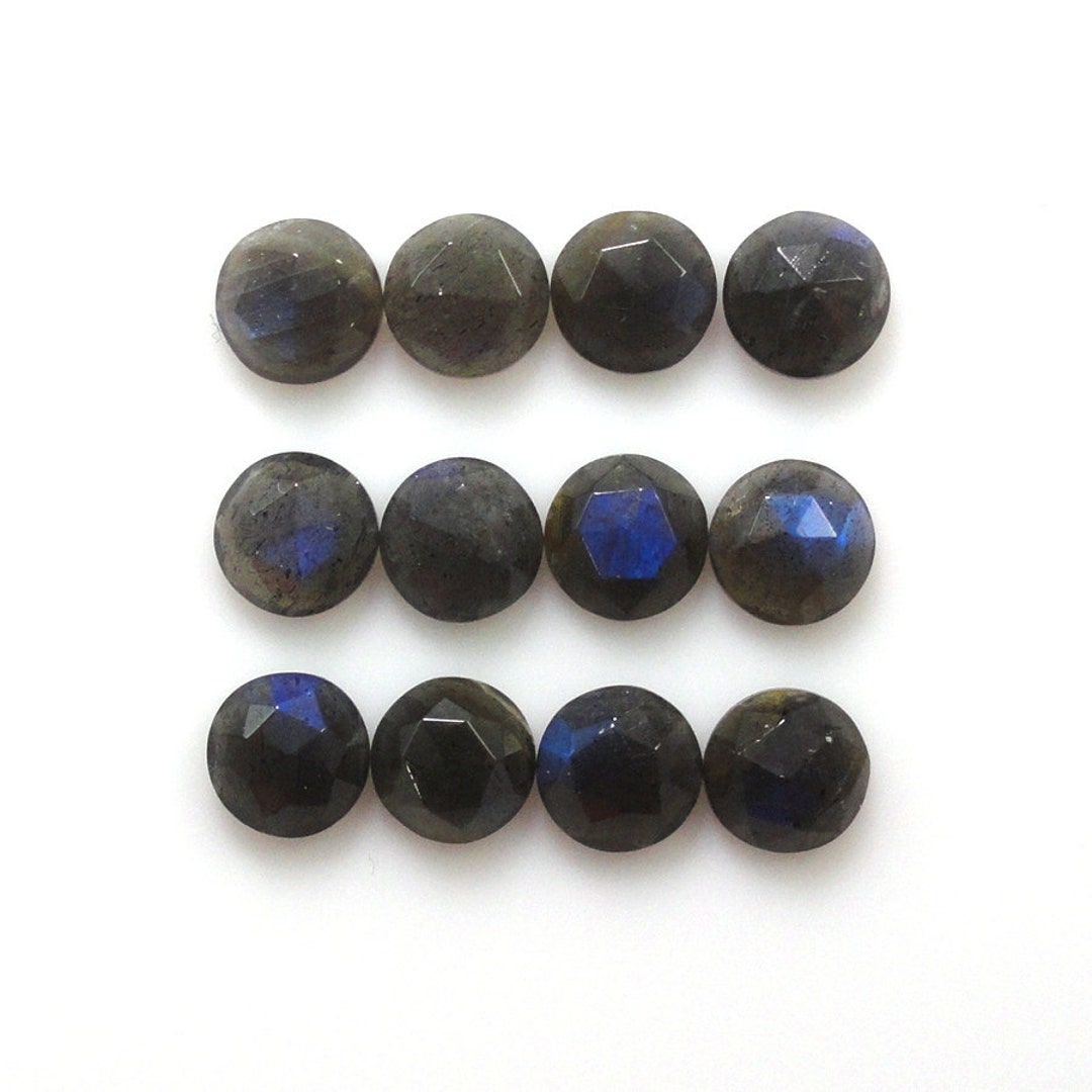 Labradorite Rose Cut Round Shape 6mm Approximately 8 Carat, Spectral ...
