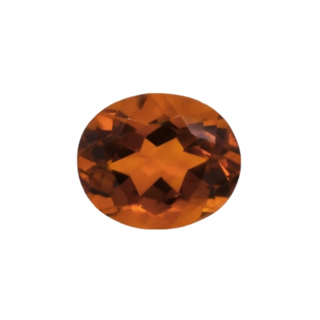 Citrine Oval 12x10mm Single Piece 4.83 Carat, Excellent Orange Color ...