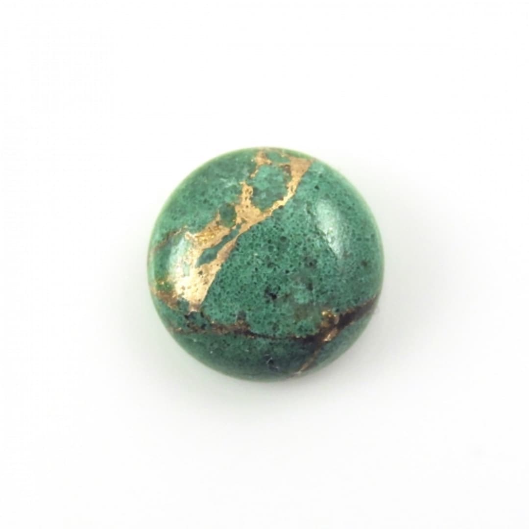 Copper Azurite Malachite Cab Round Shape 13mm Approximately 7 Carat ...