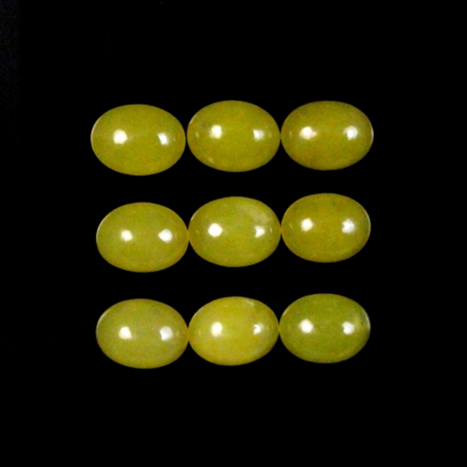 Yellow Serpentine Oval Shape 10x8mm Approximately 20 Carat - Etsy