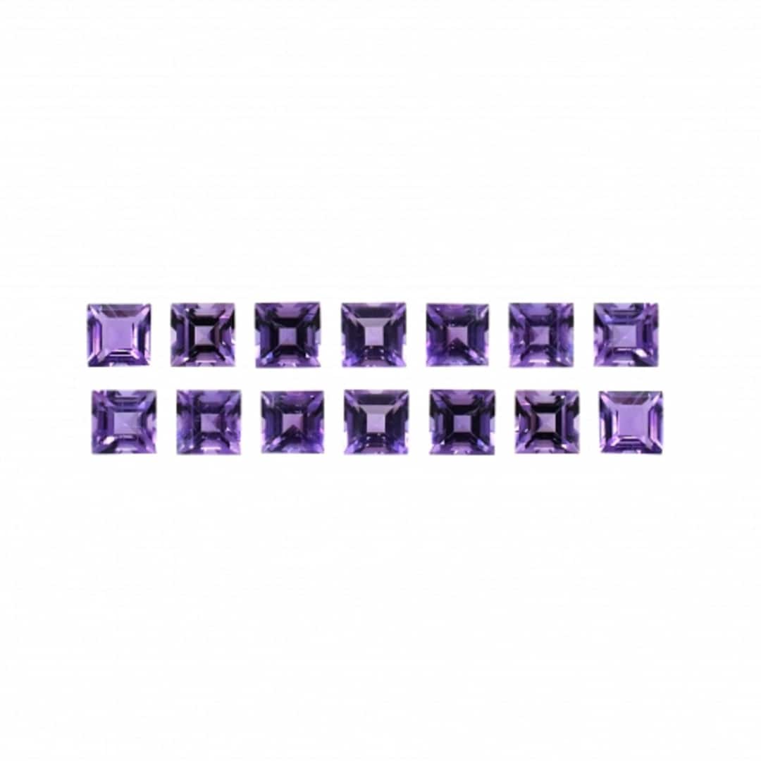 Amethyst Princess Cut 3mm Approximately 2 Carat, February Birthstone ...