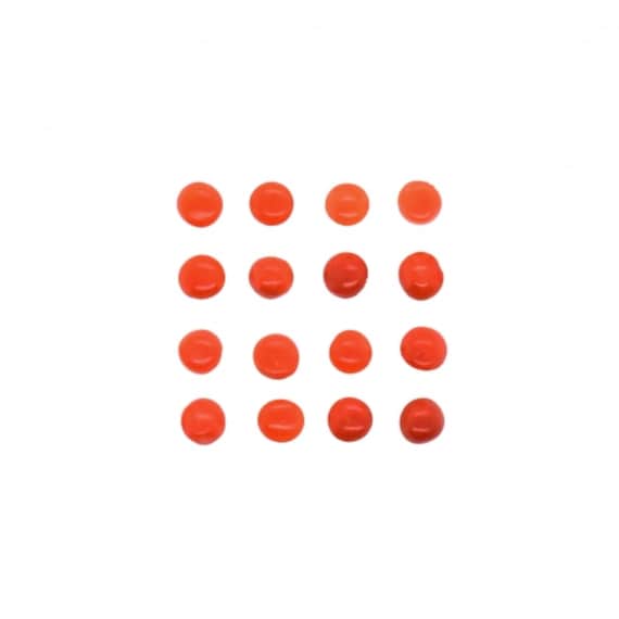 Coral Cab Round 3.2mm Approximately 2 Carat Smooth Red Color | Etsy