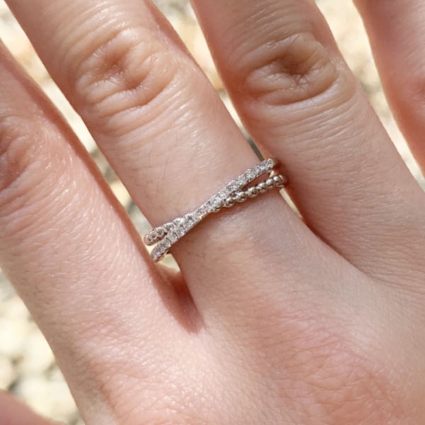 Overlapping Ring - Etsy