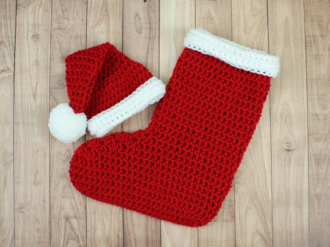 Baby Christmas Stocking Newborn Christmas Photo Prop - Etsy