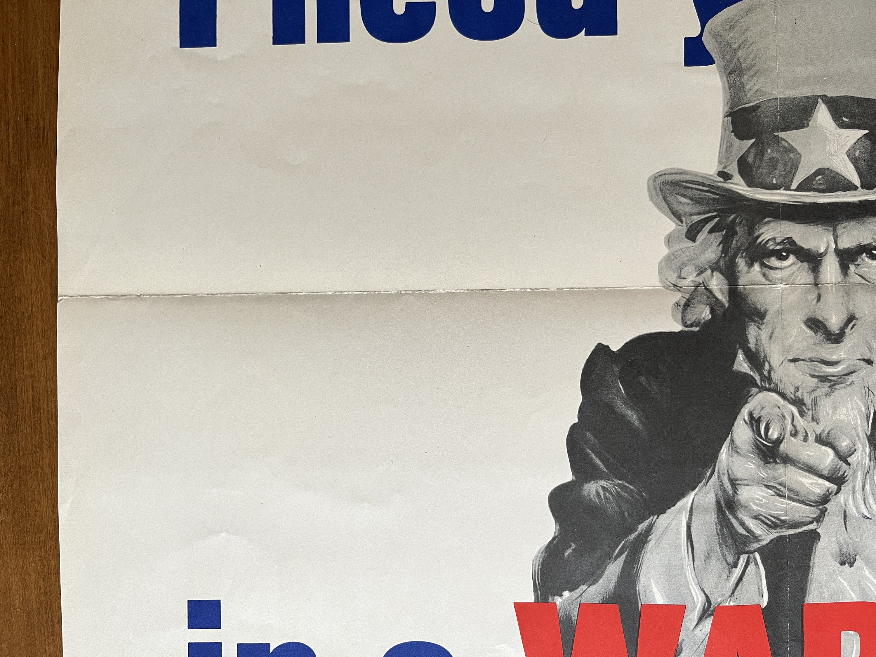 Authentic Original WWII Poster. Iconic Uncle Sam i Need - Etsy