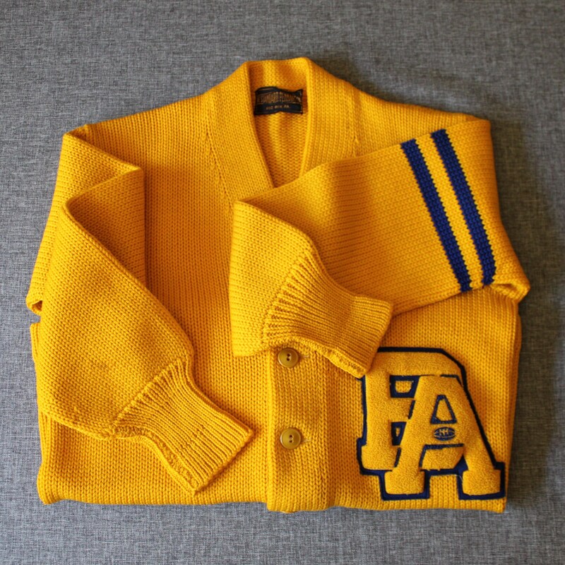 Letterman Sweater - Etsy
