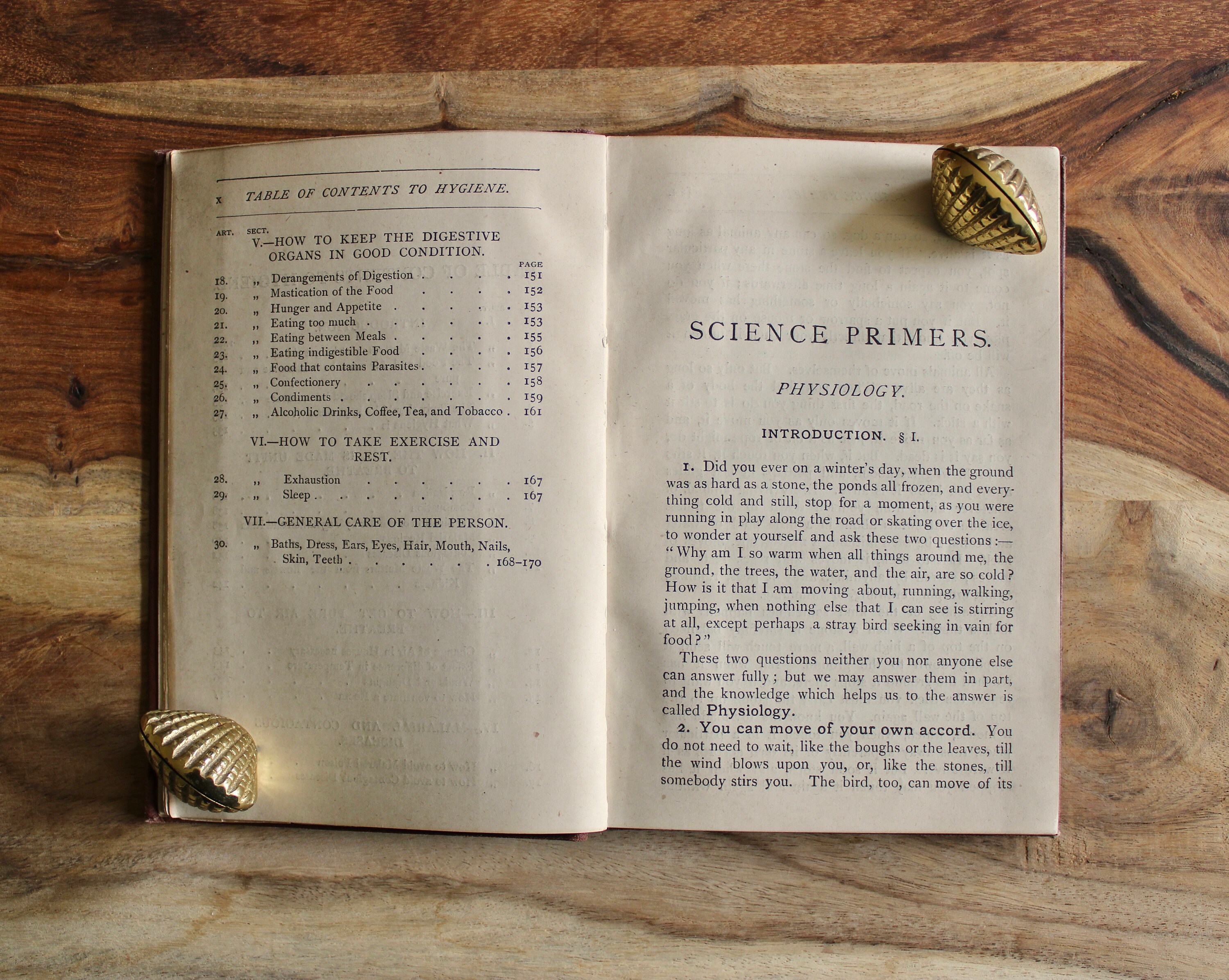 Science Primers Physiology by M. Foster and Hygiene by R.S. Tracy With ...