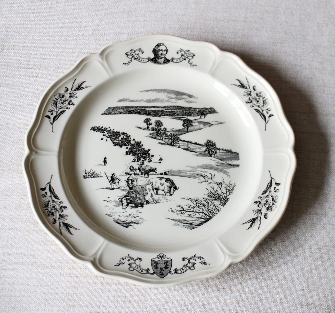 Wedgwood Connecticut Bicentennial Plate 1776–1976: American History ...