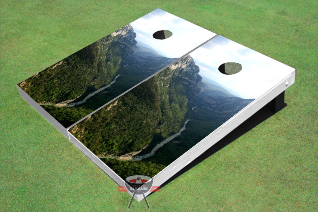 Custom Corn Hole the Gorge Graphic Cornhole Boards - Etsy