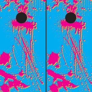 Custom Corn Hole 90's Splatter Graphic Cornhole Boards - Etsy