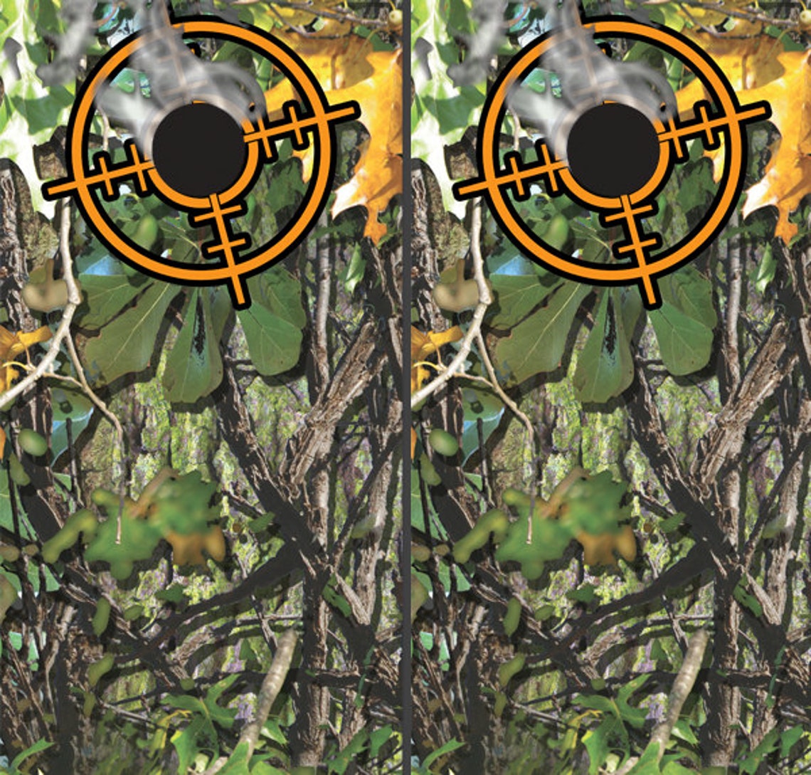 Custom Graphic Cornhole Skins Camo Targets Wraps - Etsy