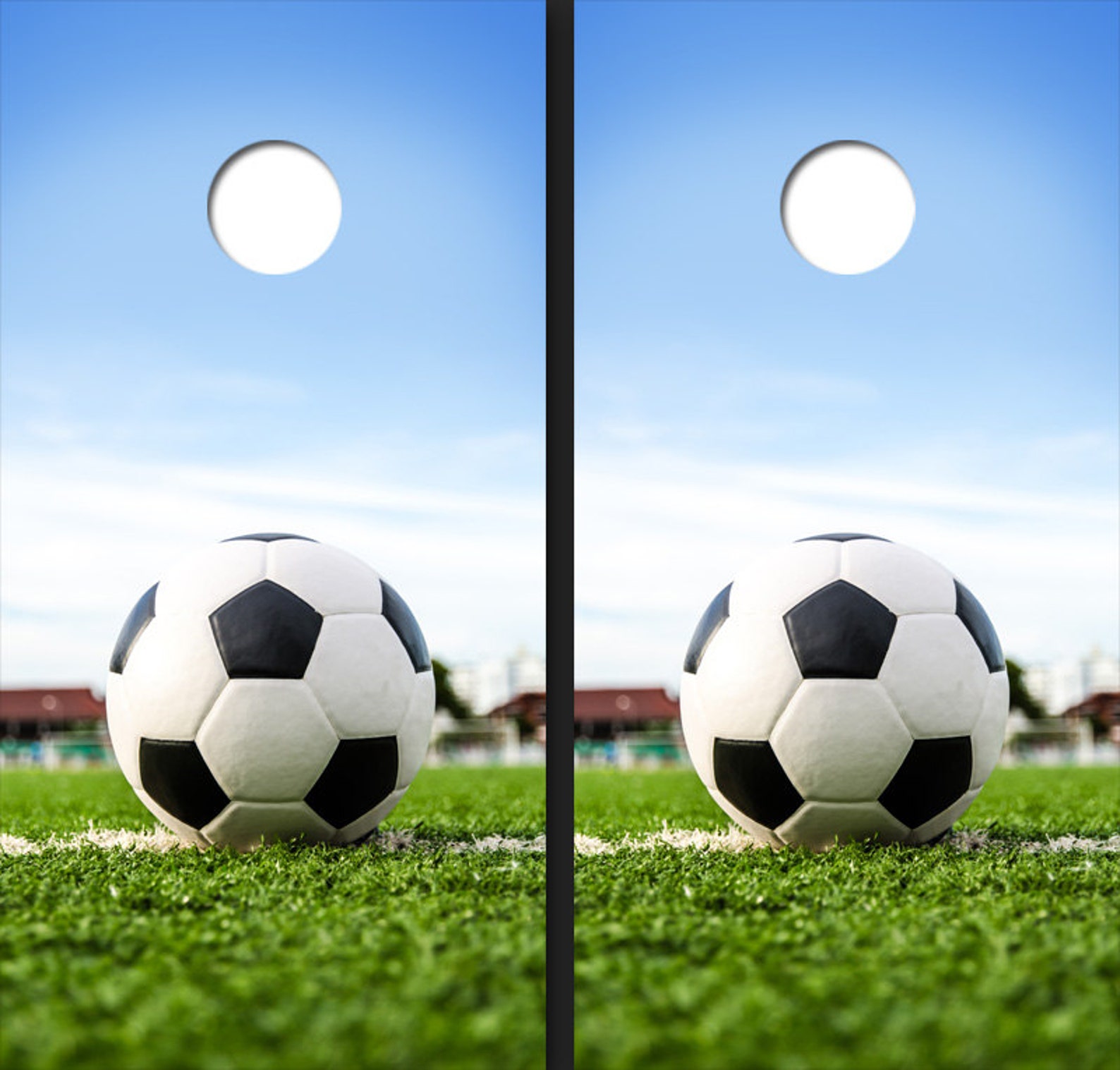 Custom Corn Hole Soccer Ball Graphic Cornhole Boards - Etsy