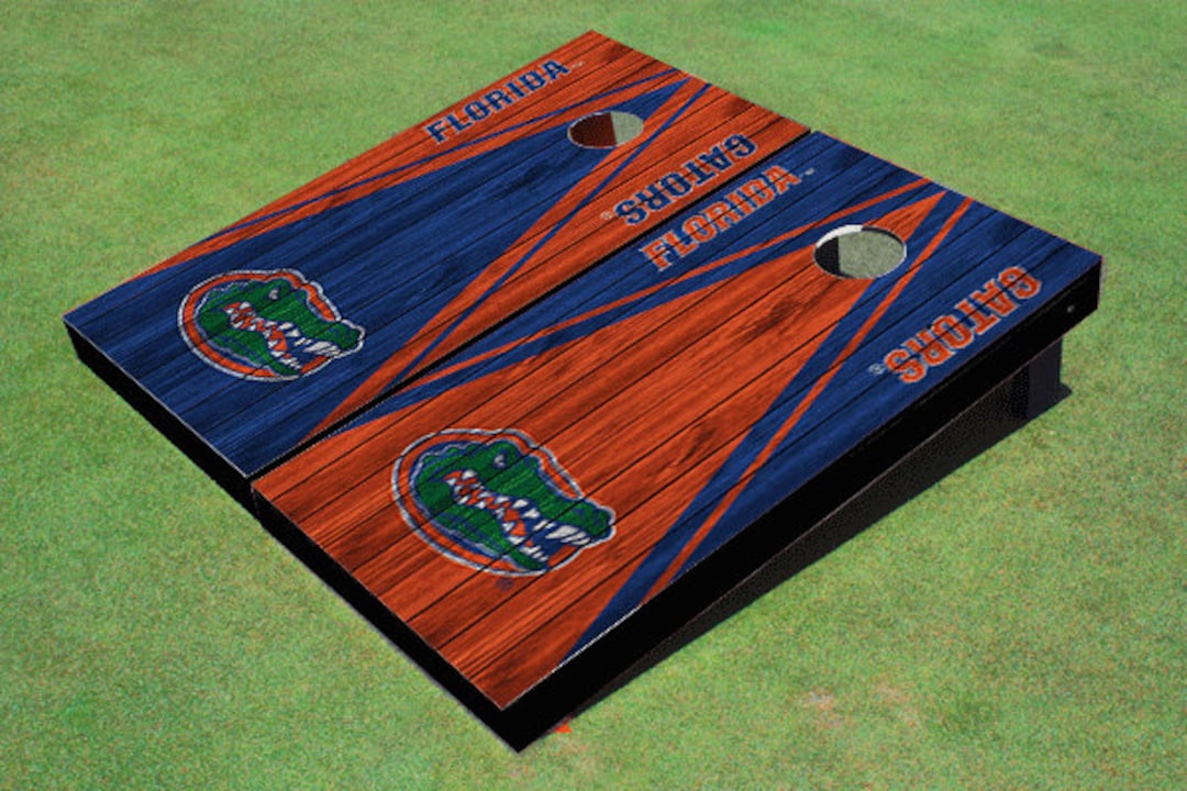University of Florida Gators Wood Look Orange and Blue Alternating ...