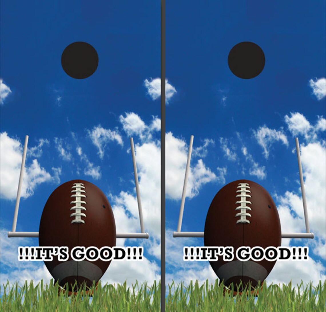 Custom Corn Hole Field Goal Graphic Cornhole Boards | Etsy