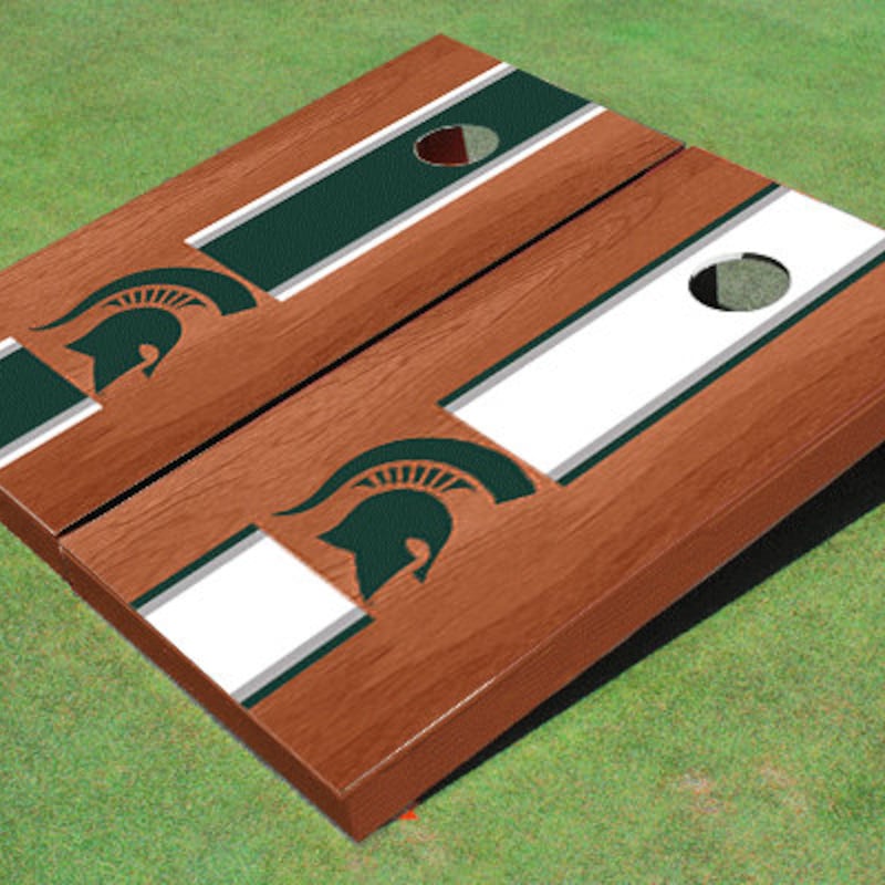 Michigan State Cornhole - Etsy