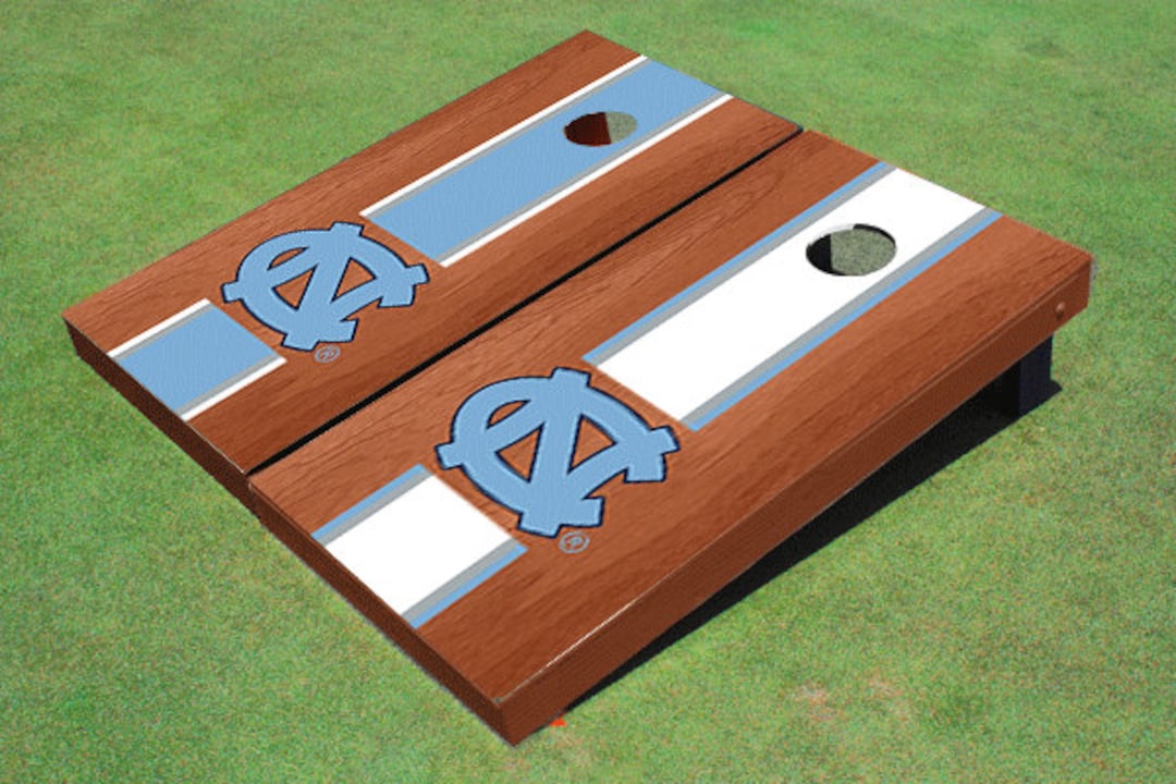 University of North Carolina "unc" Rosewood White and Blue Alternating ...