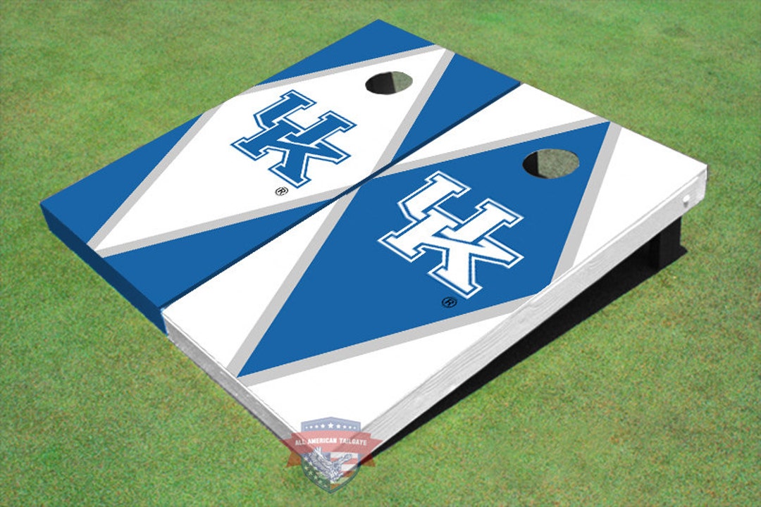 Corn Hole NCAA University of Kentucky Alternating Diamond Cornhole ...