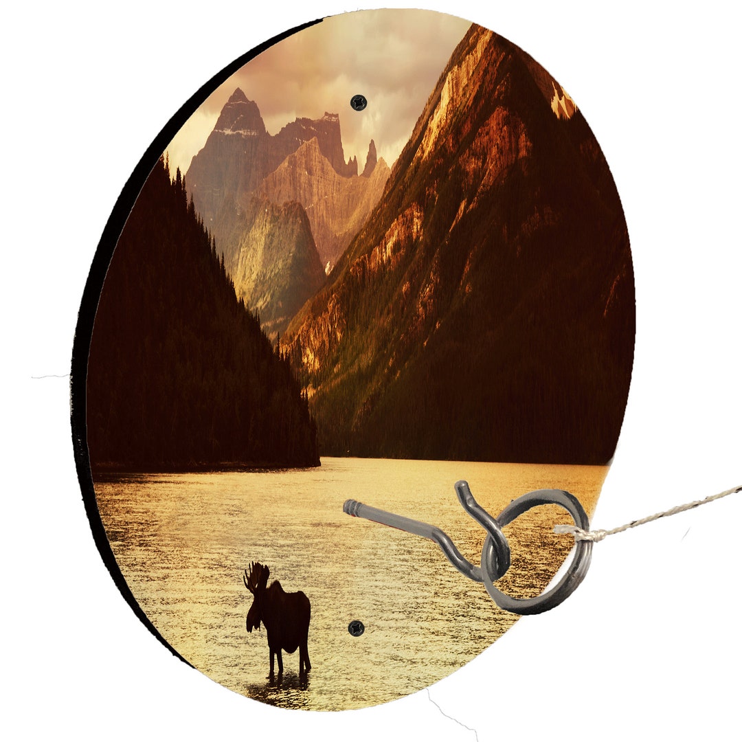 Moose in Lake Grass Hook and Ring Toss Lawn Game - Etsy