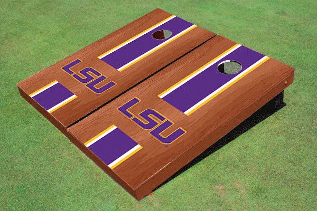 Louisiana State University LSU Rosewood Purple and Gold Purple Long ...