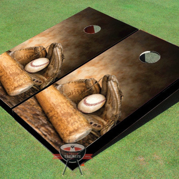 Baseball Cornhole - Etsy