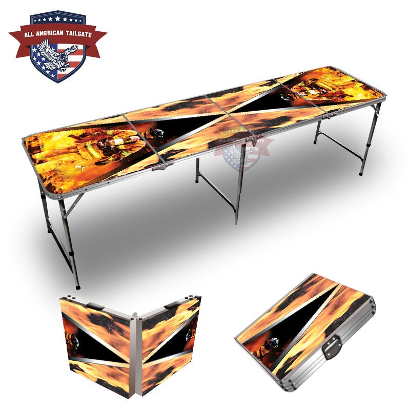 Custom Fire Fighter Triangle #3 Graphic 8 Ft Tailgate Table - Etsy