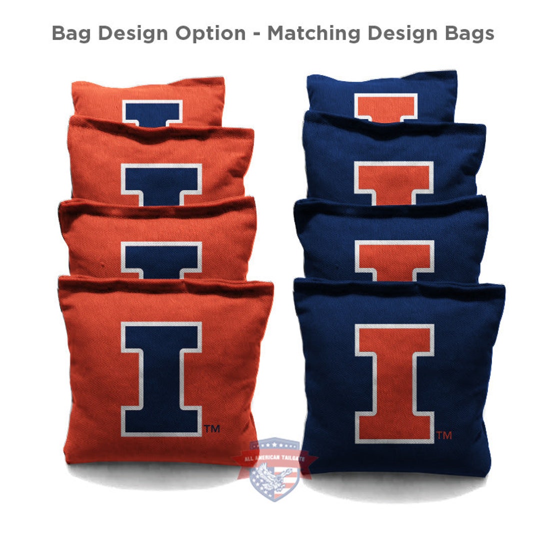 University of Illinois Cornhole Bags - Etsy