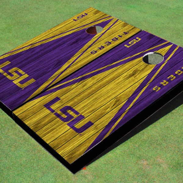 Lsu Cornhole Boards - Etsy