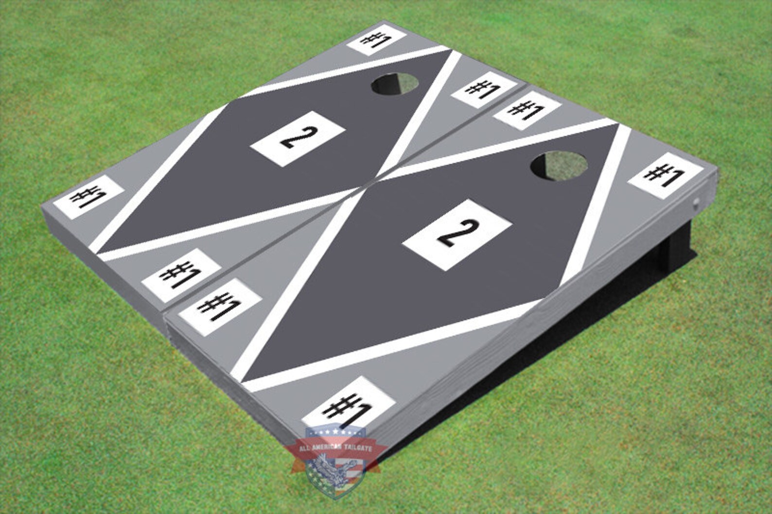Choose ANY COLOR Diamond Themed Cornhole Boards - Etsy